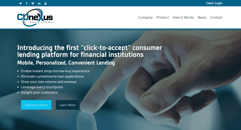 CUneXus Closes $5 Million Series A - Finovate